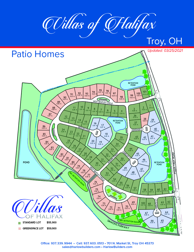 Villas of Halifax | Live a Maintenance Free Lifestyle | Homes in Troy, OH